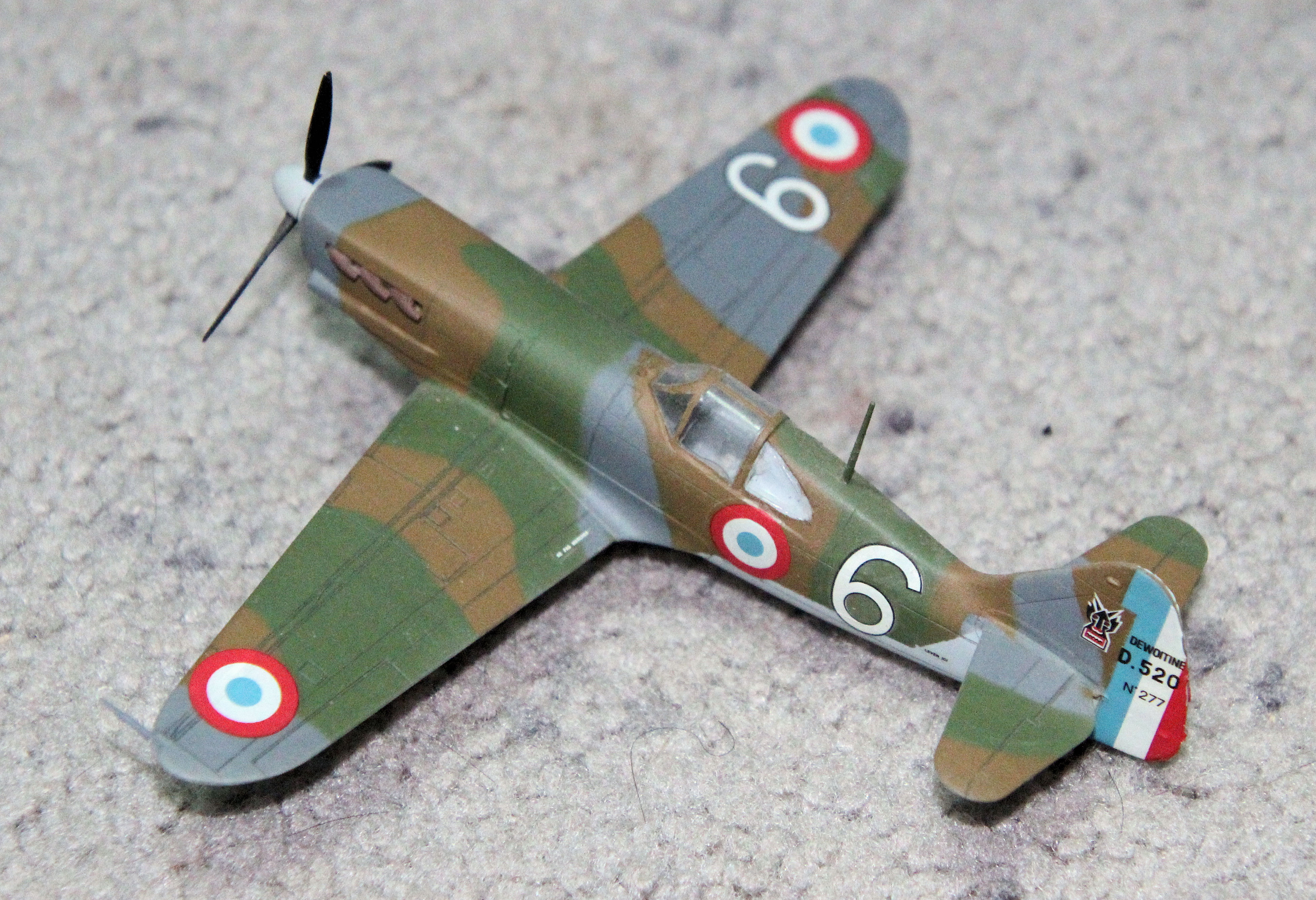 Dewoitine D.520 Scale Models - Destination's Journey