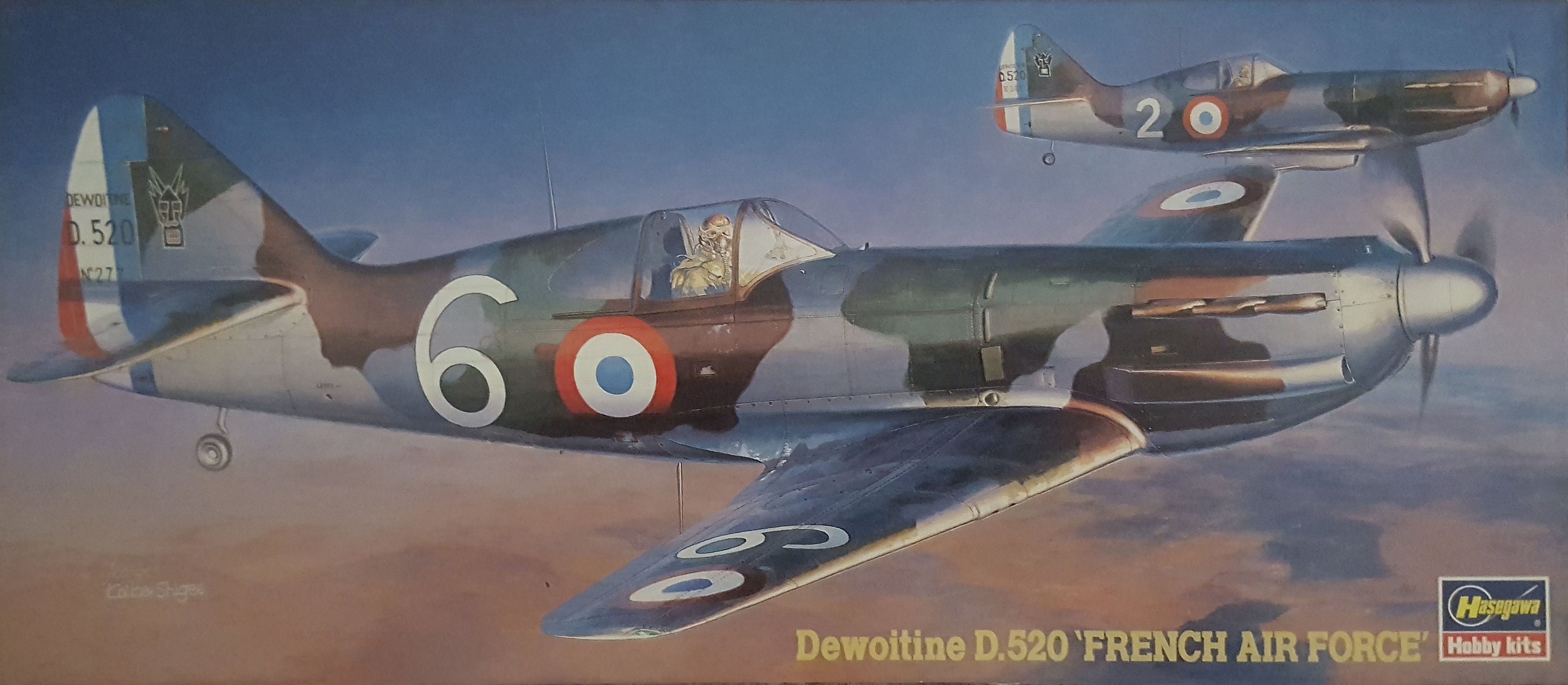 Dewoitine D.520 Scale Models - Destination's Journey