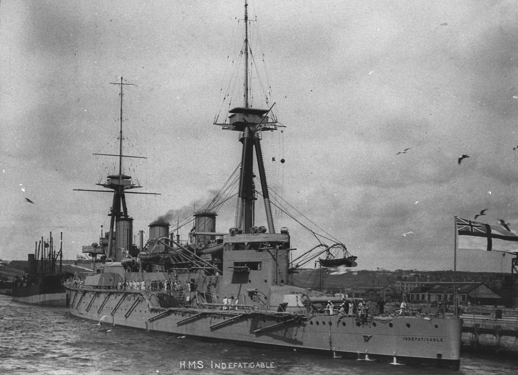HMS Indefatigable (1909) British Battlecruiser - Destination's Journey