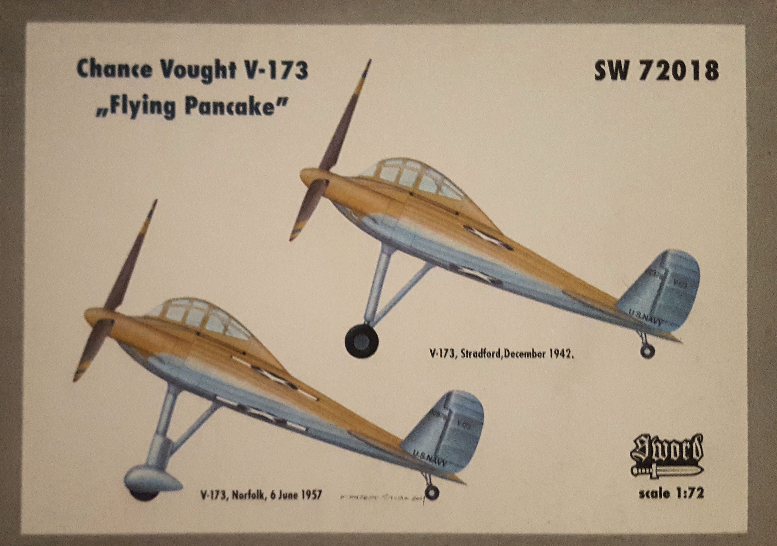 Chance Vought V-173 Flying Pancake Scale Models - Destination's Journey