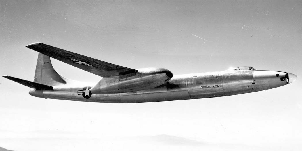 Convair XB-46 Experimental Medium Jet Bomber - Destination's Journey