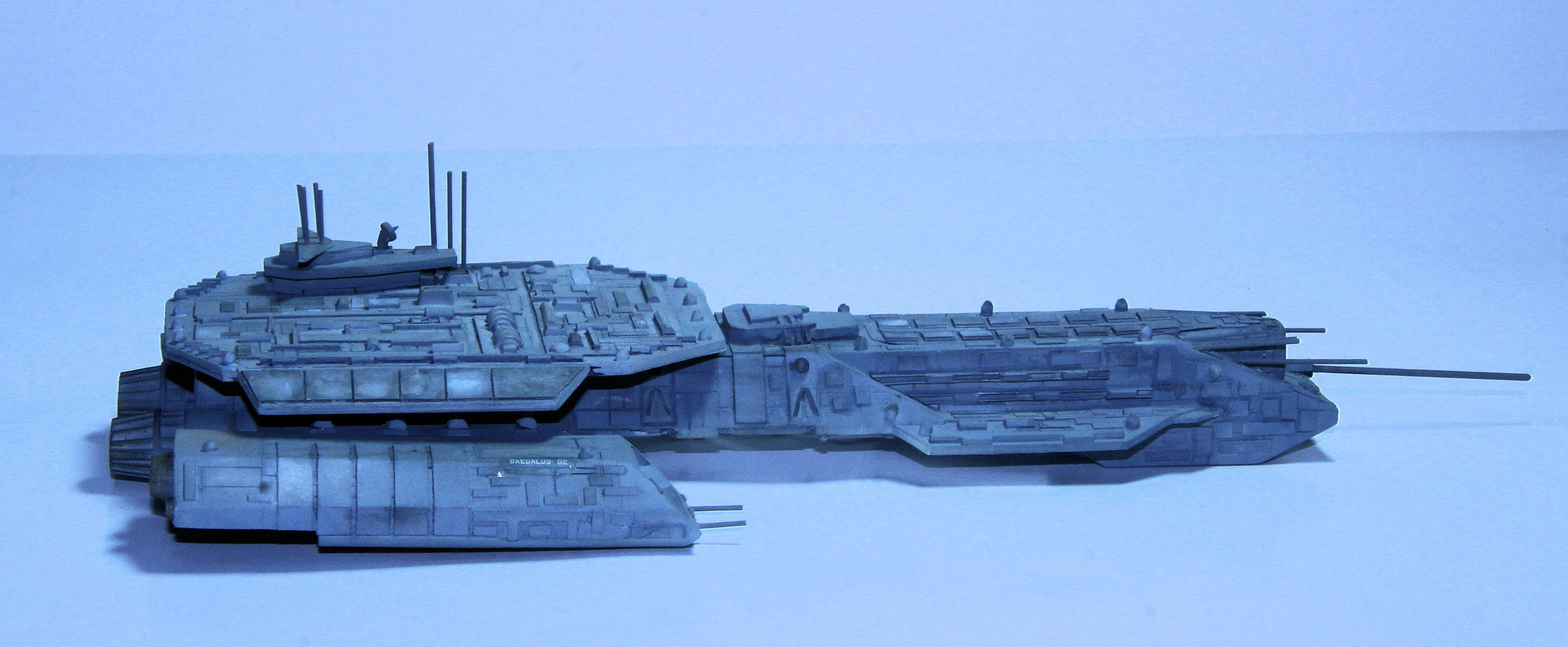 BC-304 Deep Space Carrier Daedalus Scale Model - Destination's Journey