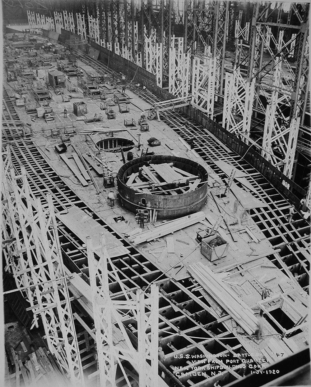 USS Washington BB-47 - Destination's Journey