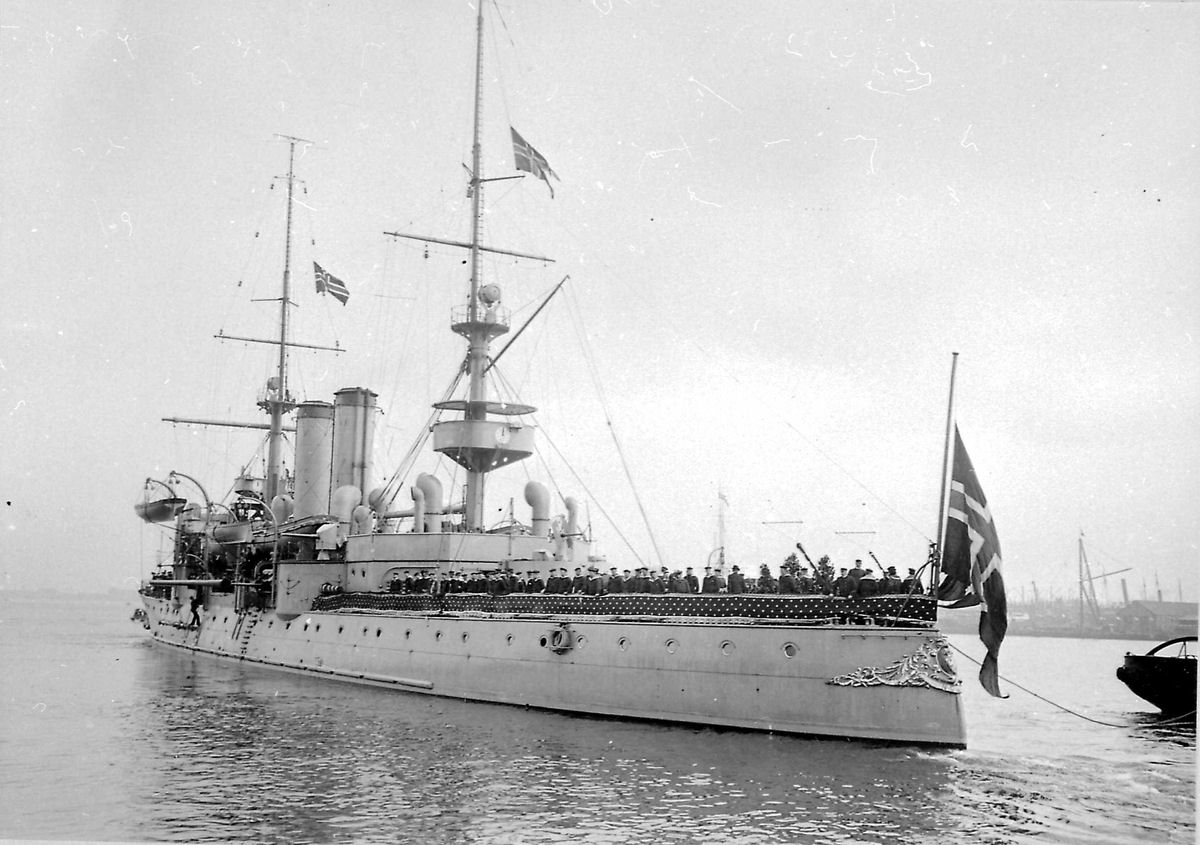 Norwegian Coastal Defense Ship HNoMS Norge - Destination's Journey