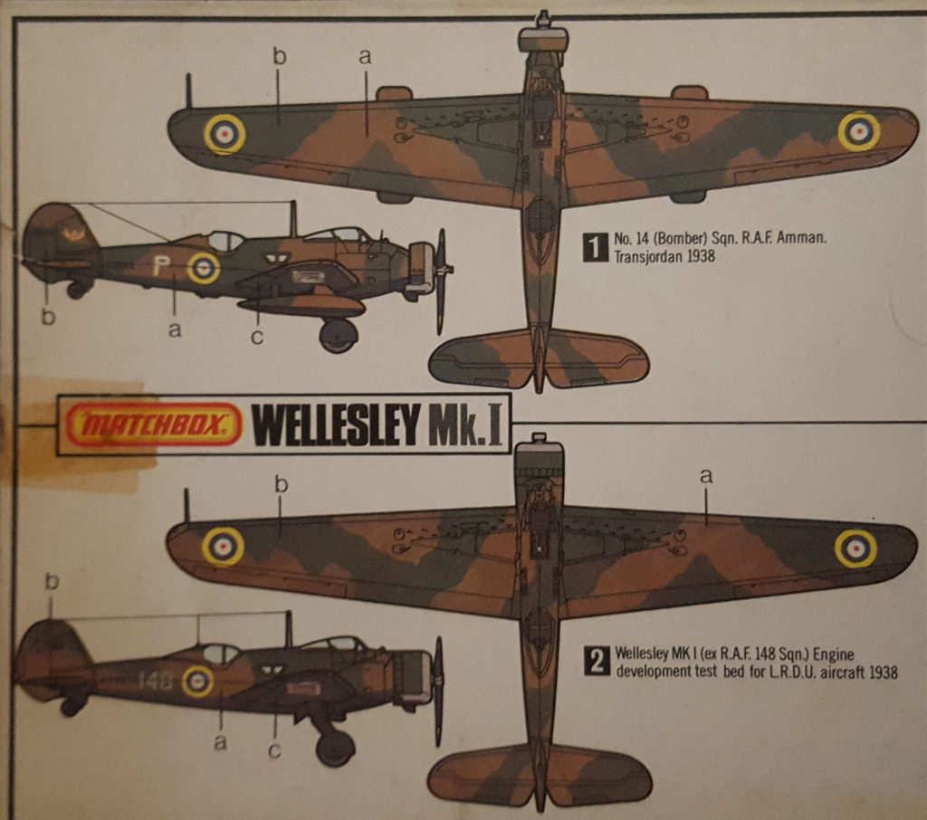 Vickers Wellesley Scale Models - Destination's Journey
