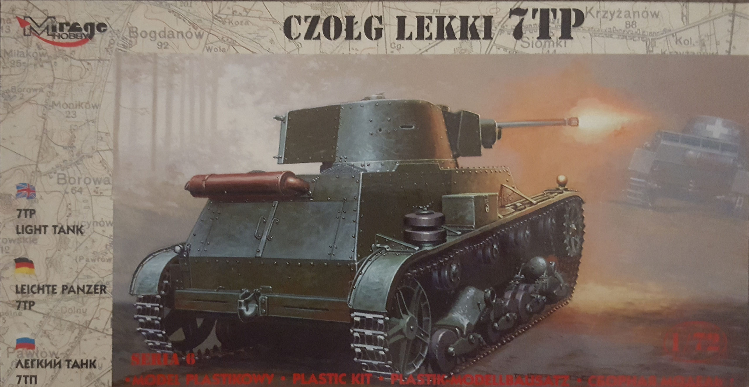 7TP Polish Light Tank Scale Models - Destination's Journey