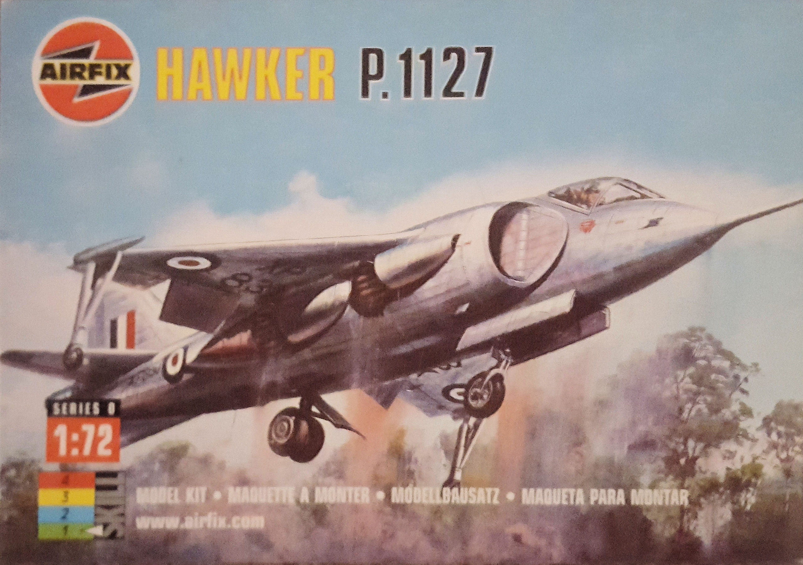 Hawker P.1127 Scale Models - Destination's Journey