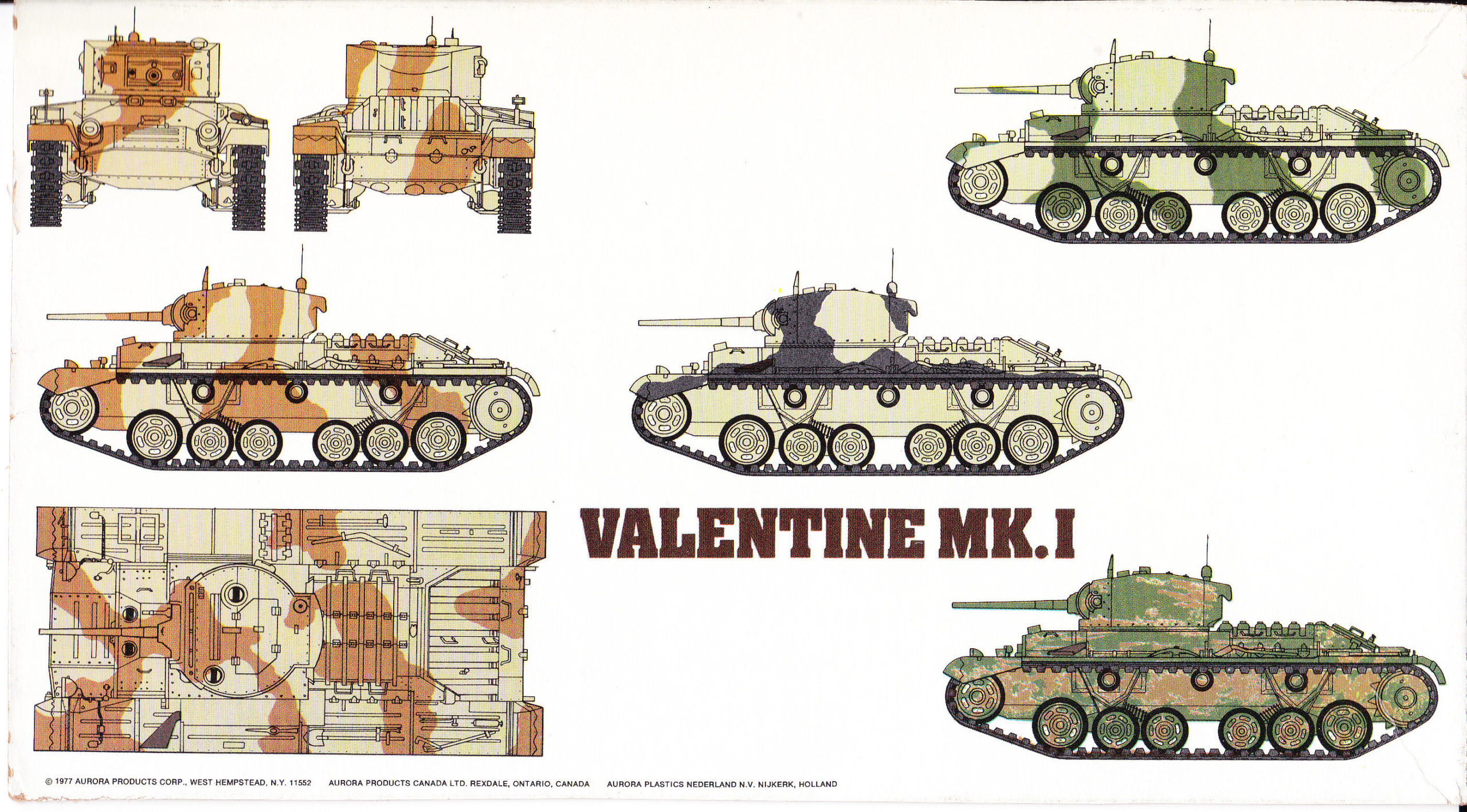 Valentine Tank Scale Models - Destination's Journey