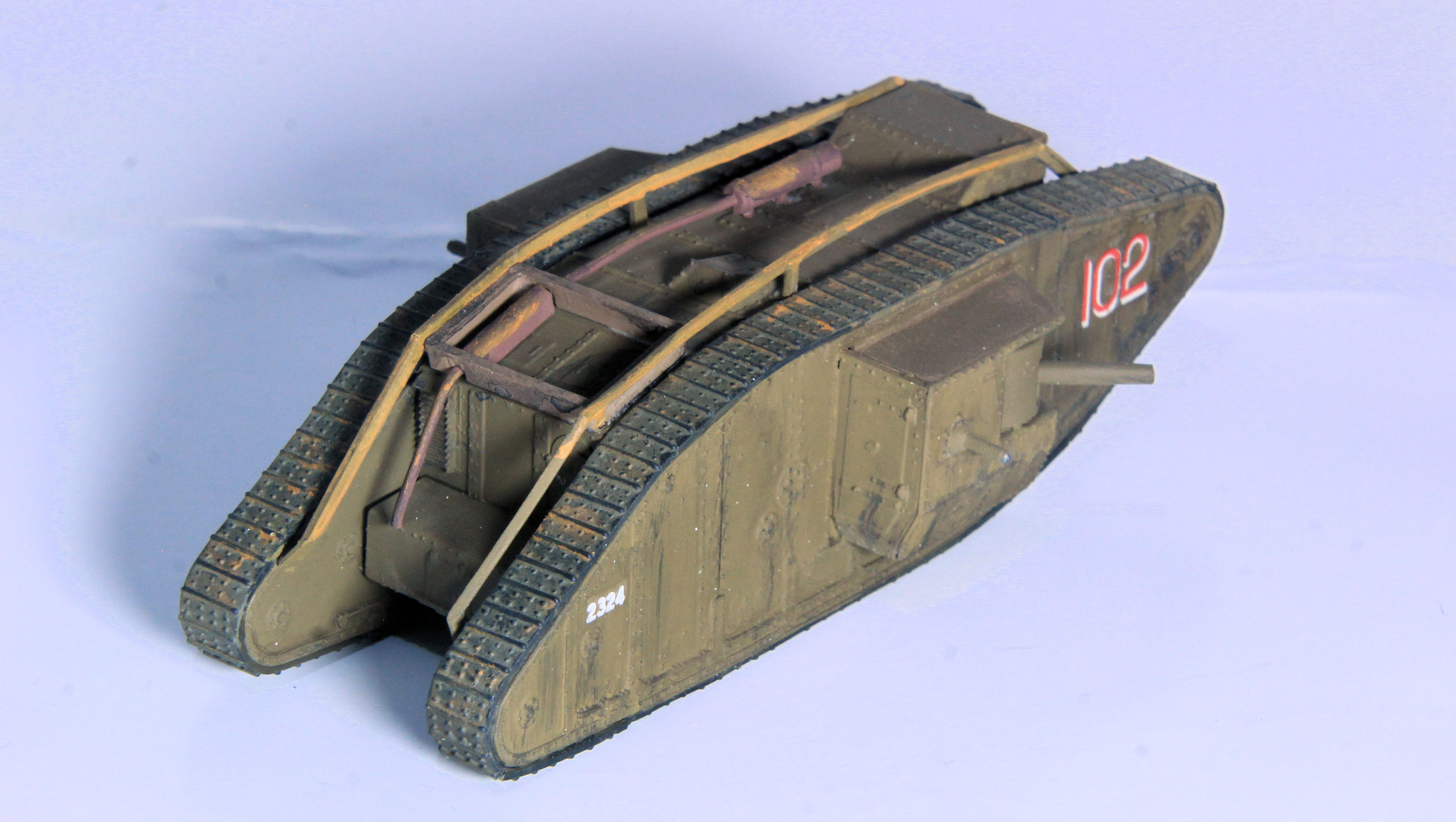 British WW1 Heavy Tank Mk IV Scale Models - Destination's Journey