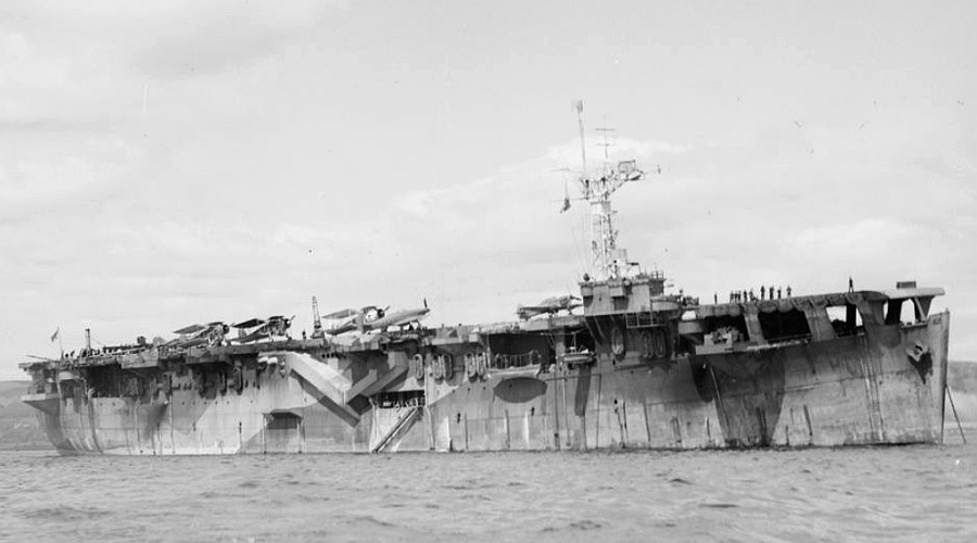 British Escort Carrier HMS Vindex - Destination's Journey