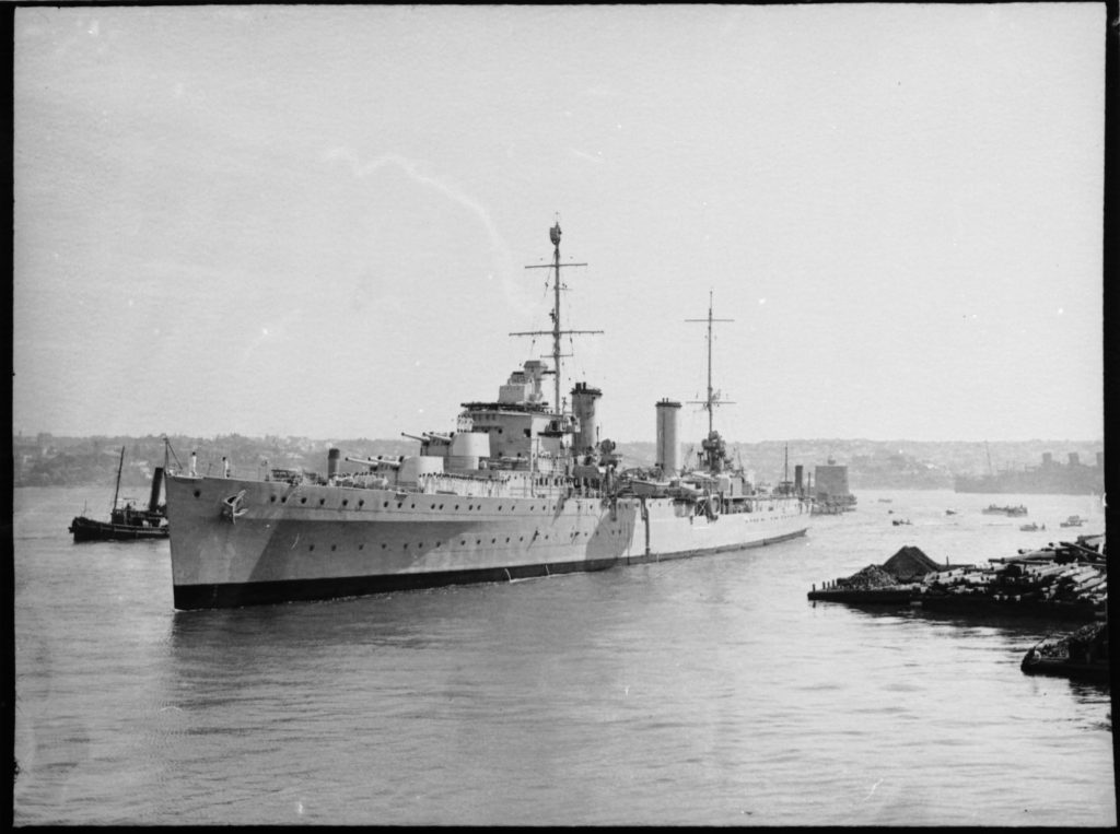 HMAS Perth (I) Australian Light Cruiser - Destination's Journey