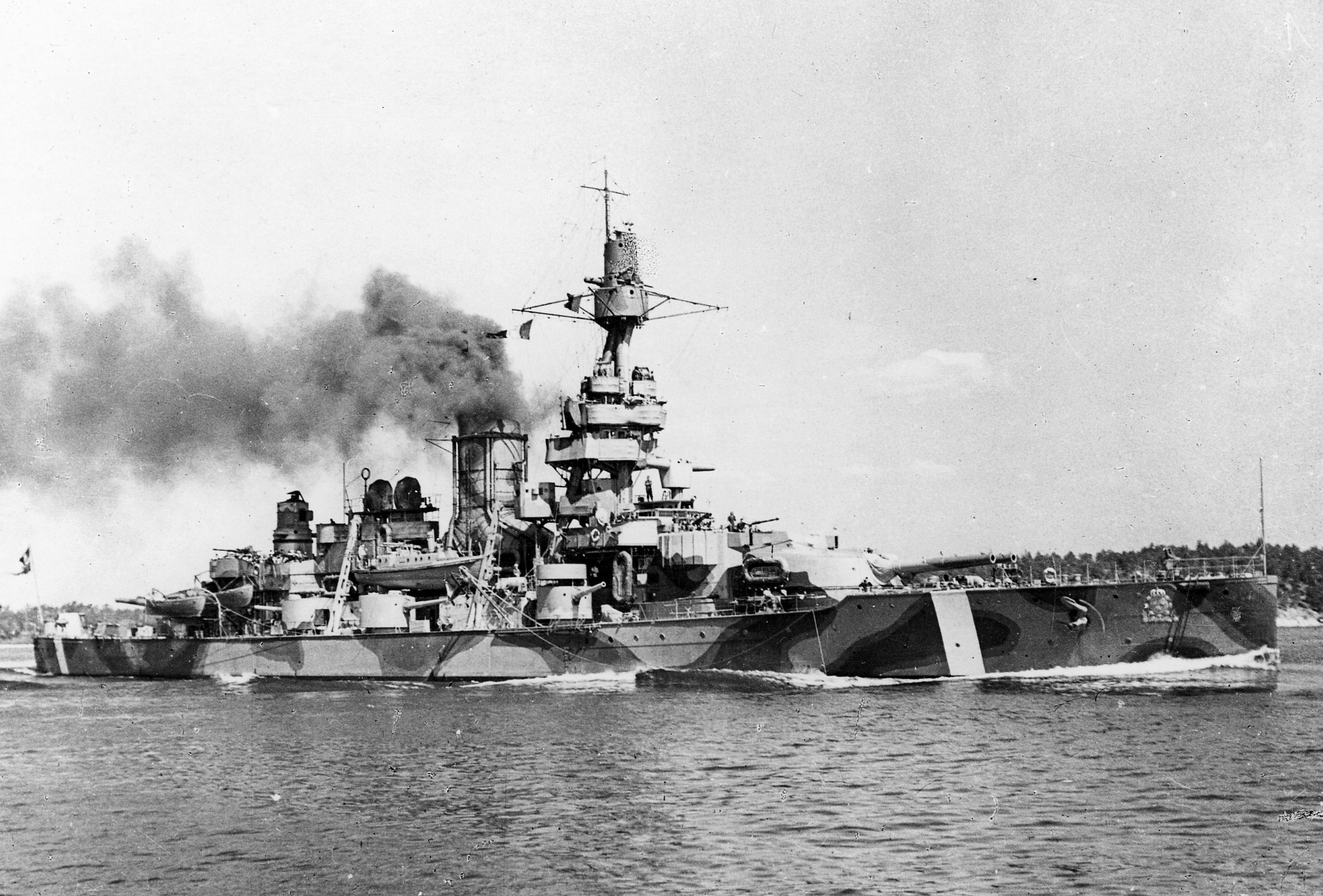 HSwMS Gustaf V Swedish Coastal Defence Ship - Destination's Journey