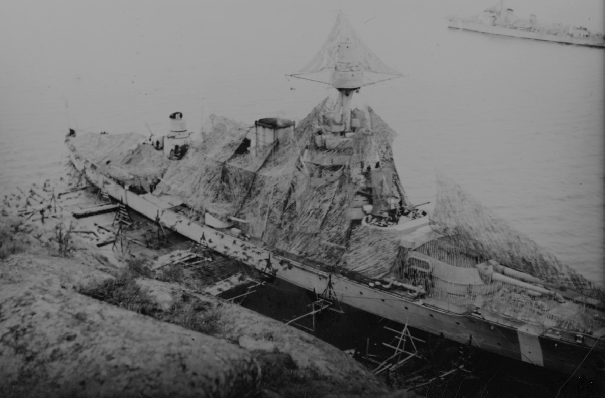 HSwMS Gustaf V Swedish Coastal Defence Ship - Destination's Journey