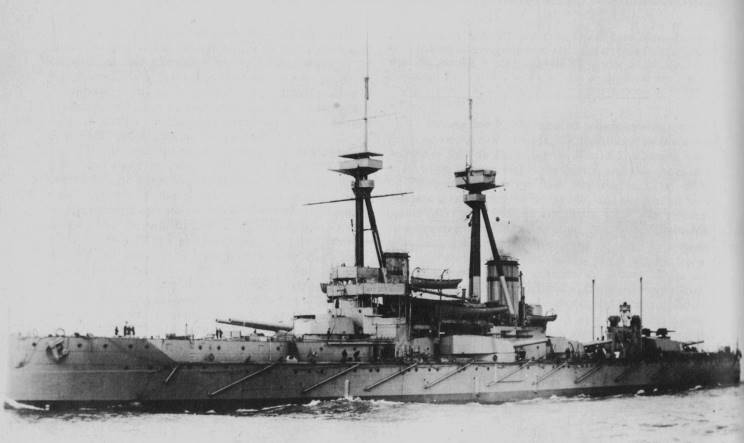 British Battleship HMS Vanguard 1909 - Destination's Journey