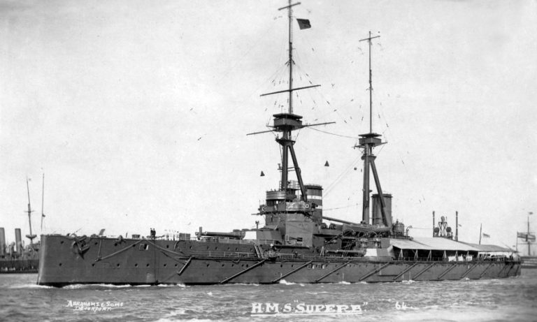British Battleship HMS Superb - Destination's Journey
