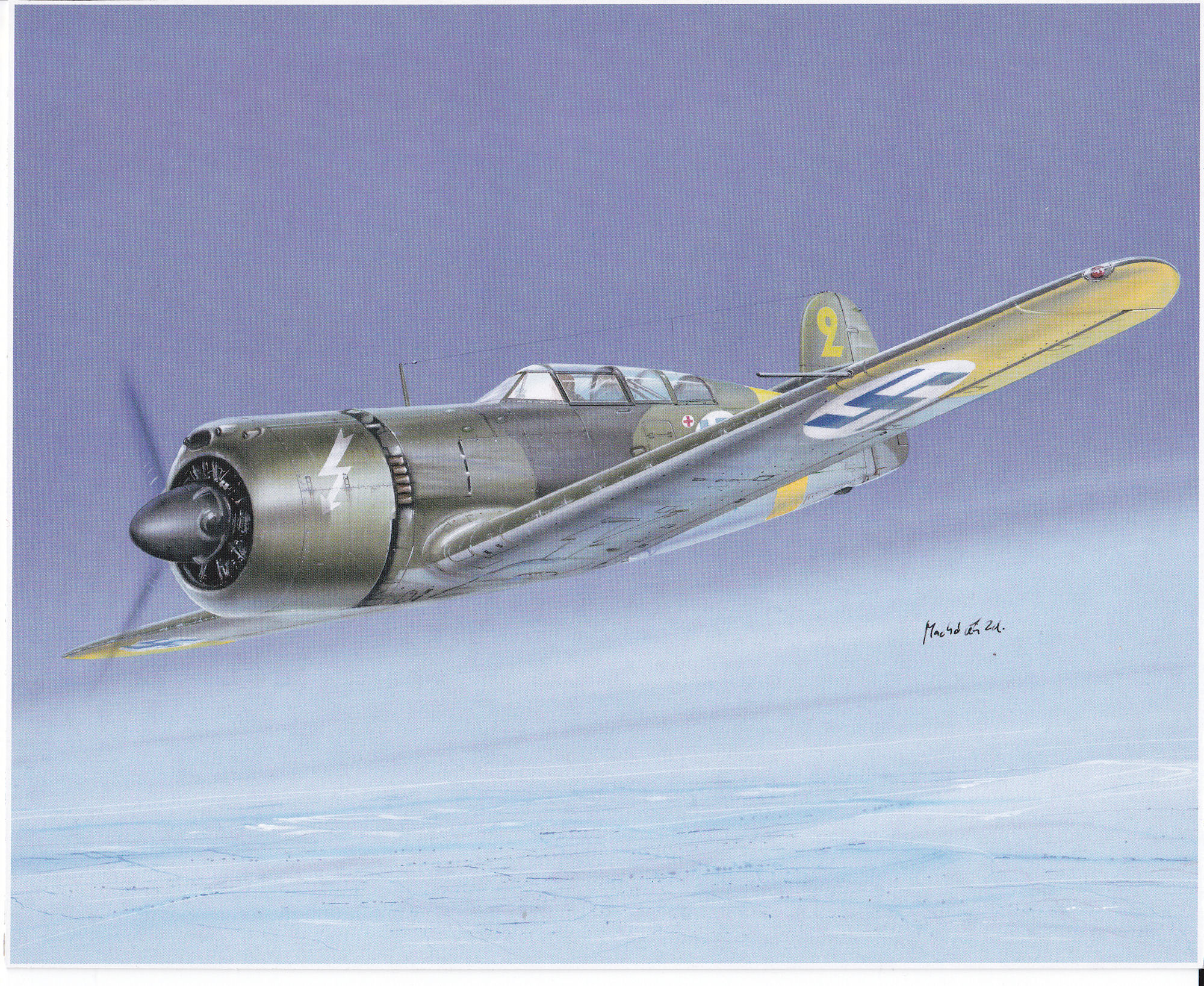 VL Myrsky Finnish Fighter Scale Models - Destination's Journey