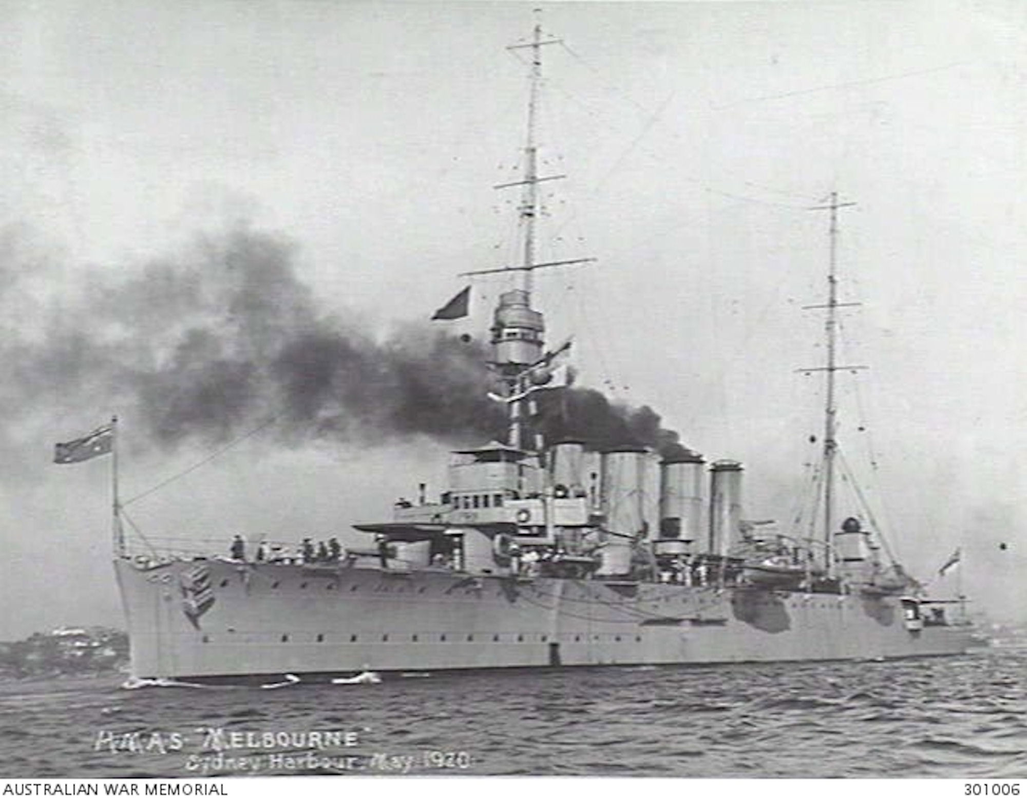 Australian Light Cruiser HMAS Melbourne (I) - Destination's Journey