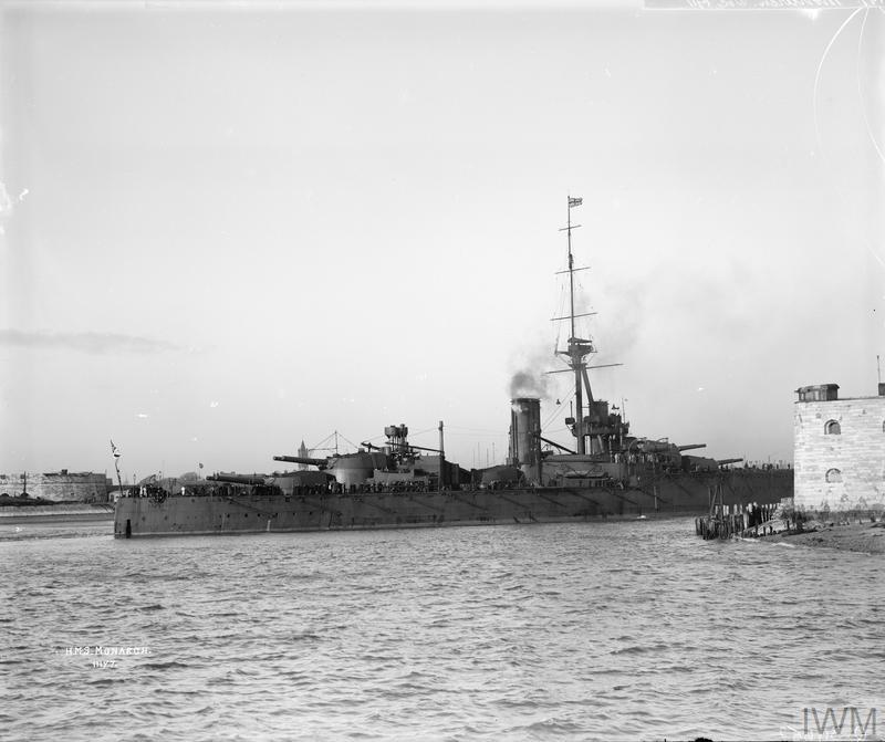 British Battleship HMS Monarch (1911) - Destination's Journey