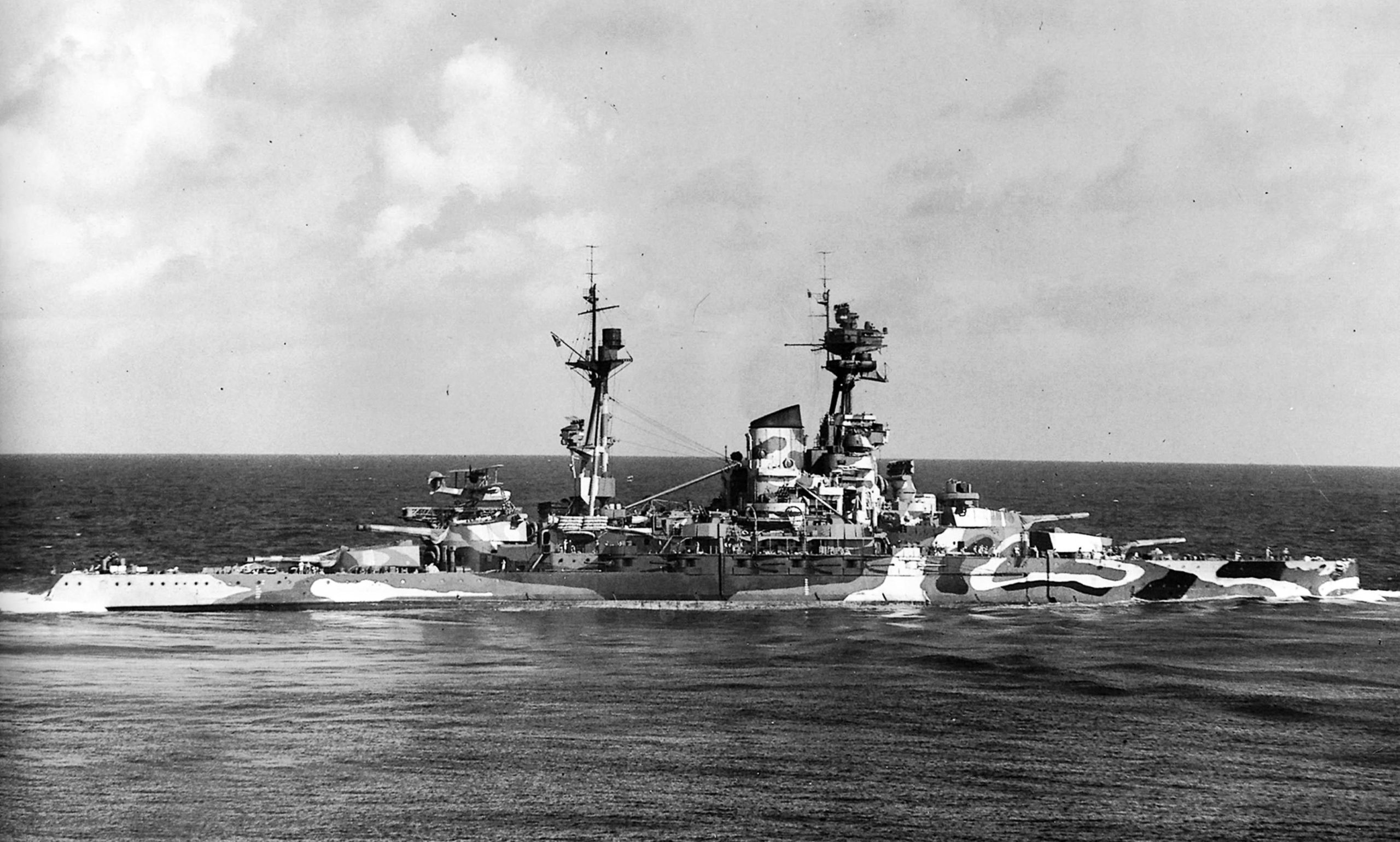 British Battleship HMS Ramillies - Destination's Journey