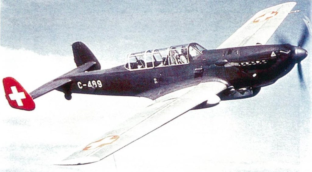 EKW C-36 Swiss Ground Attack Aircraft - Destination's Journey