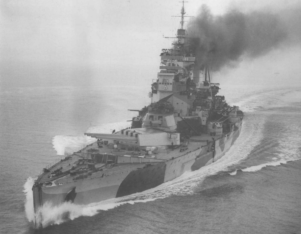 British Battleship HMS Howe - Destination's Journey