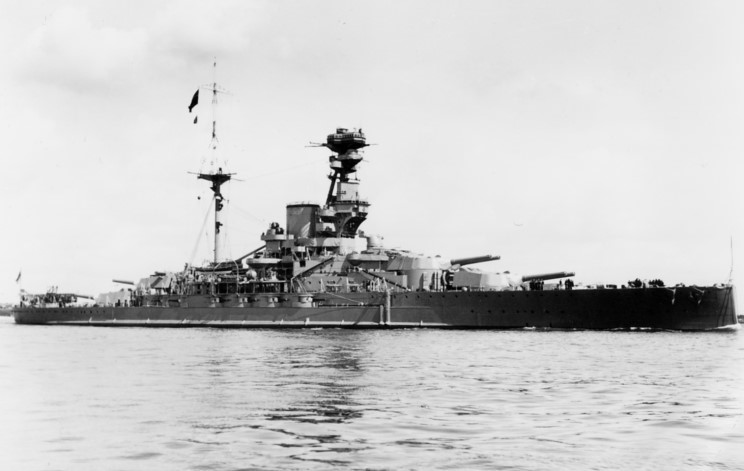 British Battleship HMS Resolution - Destination's Journey