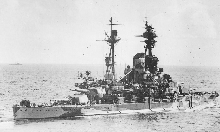 British Battleship HMS Resolution - Destination's Journey