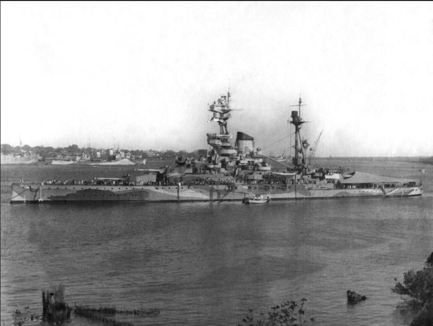 British Battleship HMS Resolution - Destination's Journey