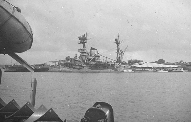 British Battleship HMS Resolution - Destination's Journey