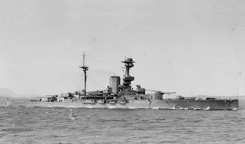 British Battleship HMS Resolution - Destination's Journey