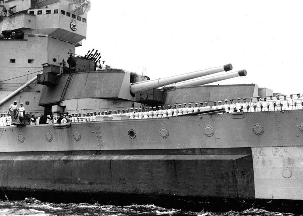 British Battleship HMS Howe - Destination's Journey