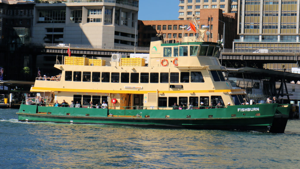 Sydney Ferry Fishburn - Destination's Journey