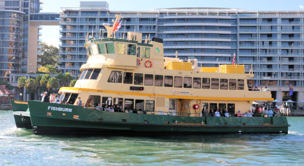 Sydney Ferry Fishburn - Destination's Journey