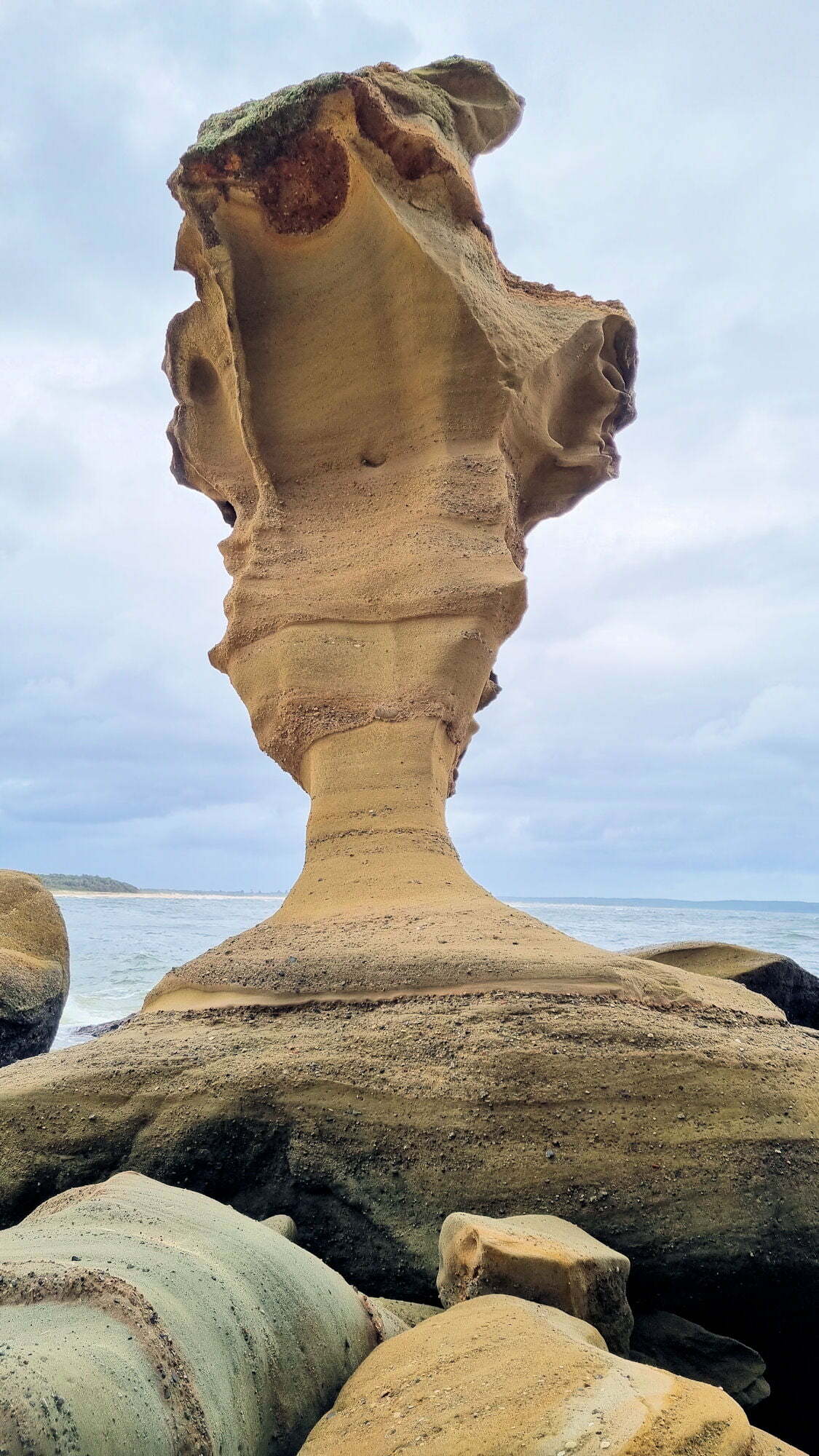Hargraves Beach Rock Sculptures - Destination's Journey