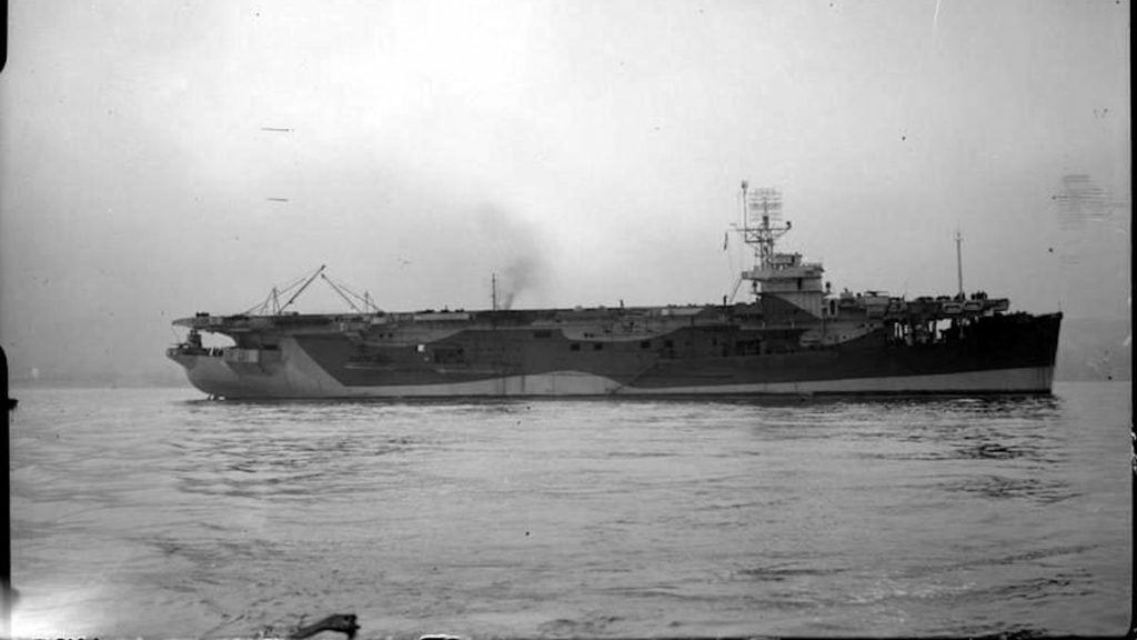 British Escort Carrier HMS Khedive - Destination's Journey