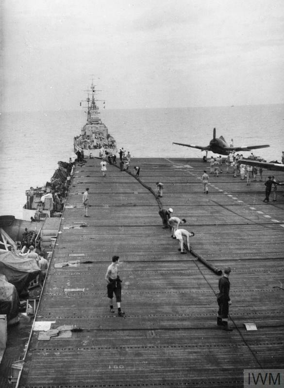 British Escort Carrier HMS Khedive - Destination's Journey