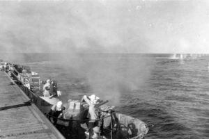 British Escort Carrier HMS Rajah - Destination's Journey
