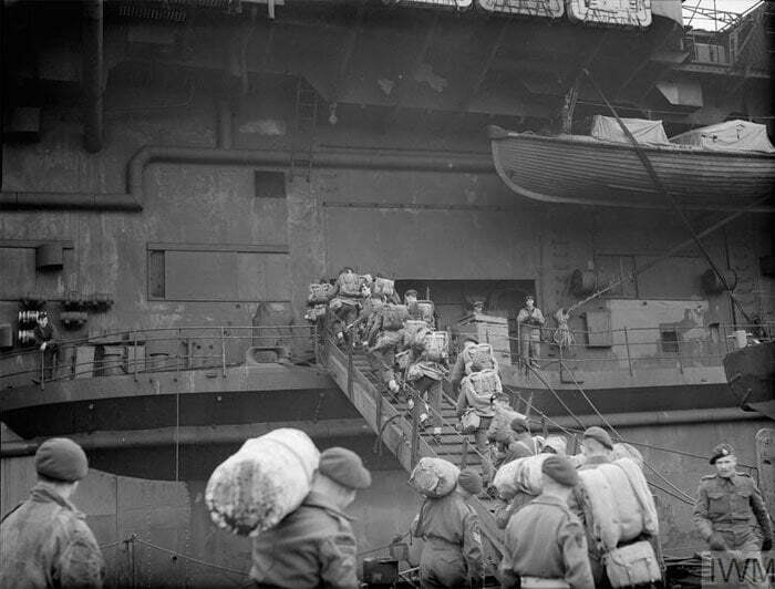 British Escort Carrier HMS Rajah - Destination's Journey