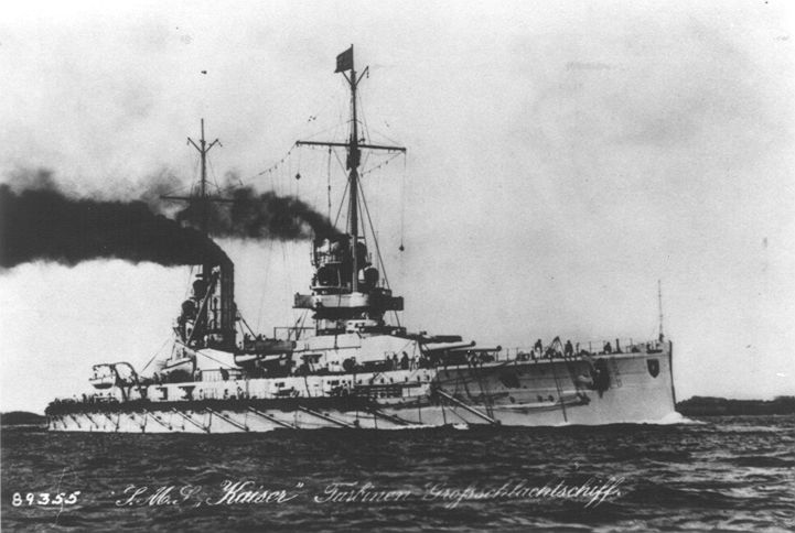 German Battleship SMS Kaiser - Destination's Journey