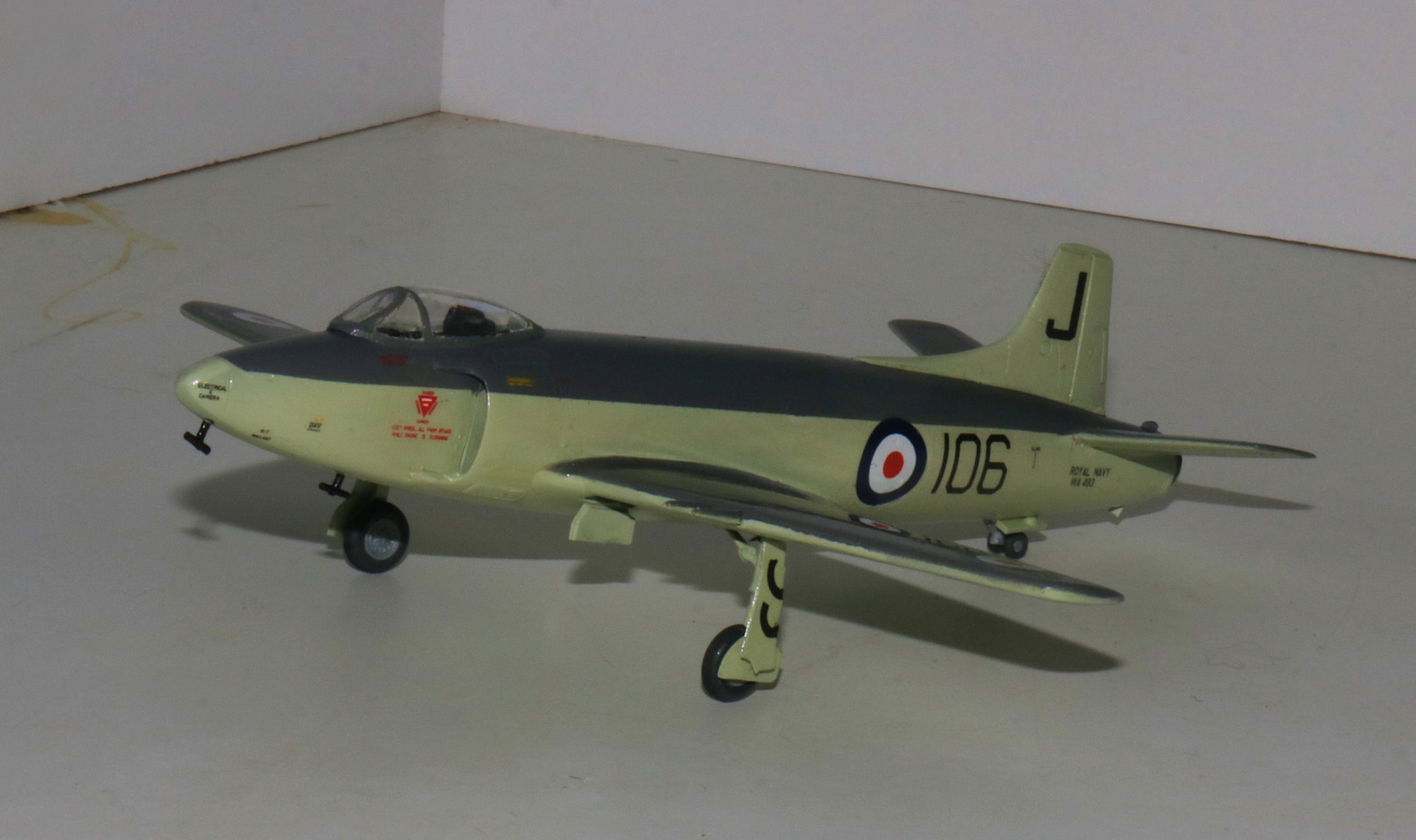 Supermarine Attacker Scale Models - Destination's Journey