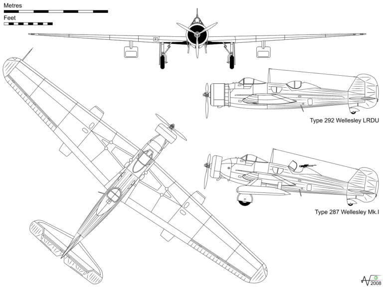 Vickers Wellesley British Bomber - Destination's Journey