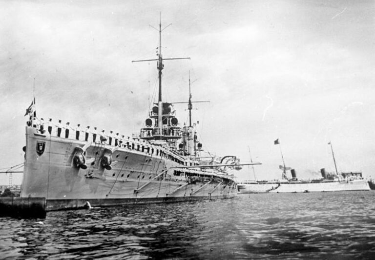 German Battleship SMS Rheinland - Destination's Journey