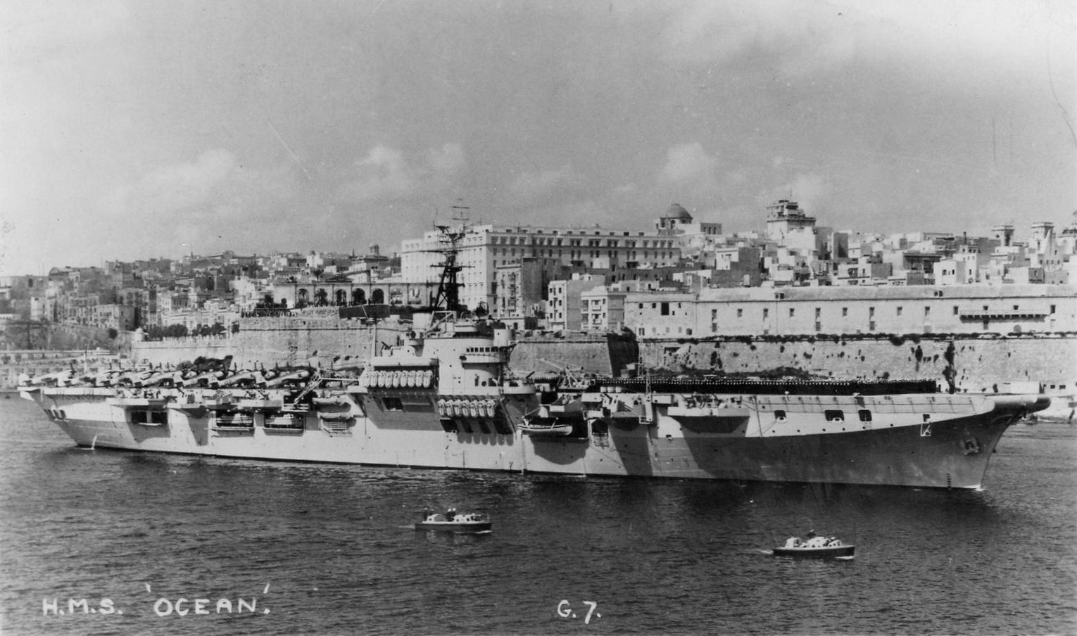 HMS Ocean R68 British Aircraft Carrier - Destination's Journey