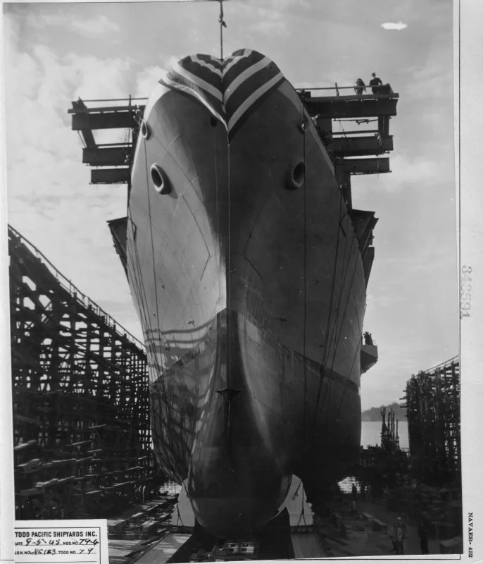 USS Tinian CVE-123 US Navy Escort Carrier - Destination's Journey