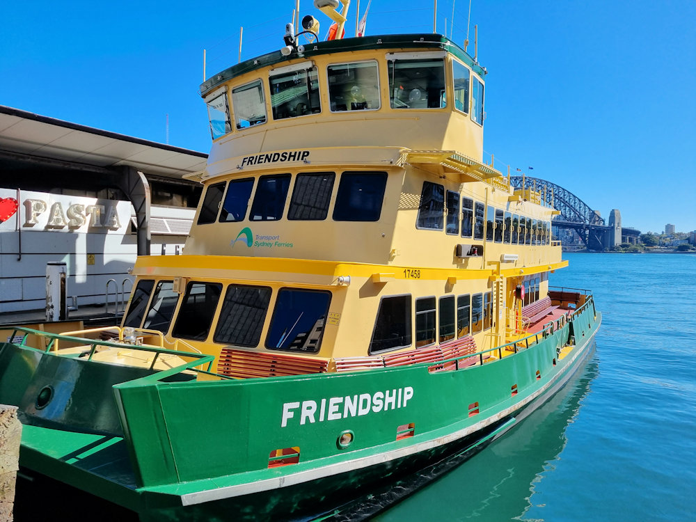 Sydney Ferry Friendship - Destination's Journey