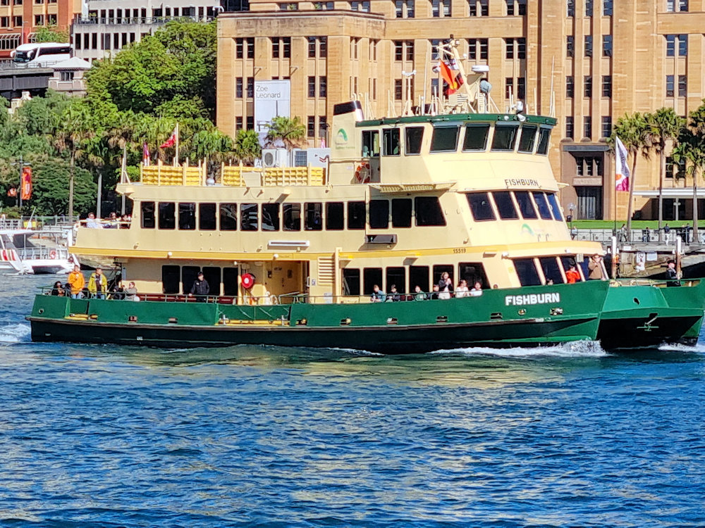 Sydney Ferry Fishburn - Destination's Journey