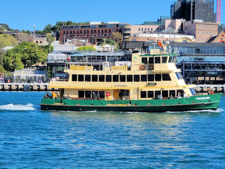 Sydney Ferry Fishburn - Destination's Journey