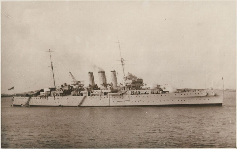 British Heavy Cruiser HMS Dorsetshire - Destination's Journey