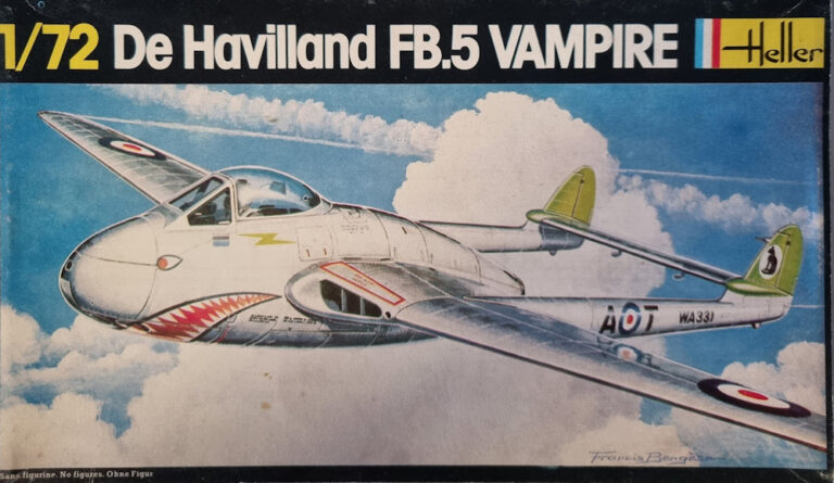 de Havilland Vampire Scale Models - Destination's Journey