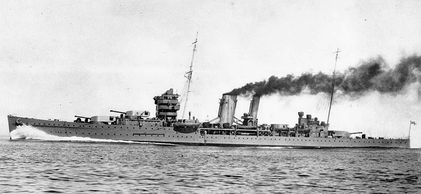 British Heavy Cruiser HMS York - Destination's Journey